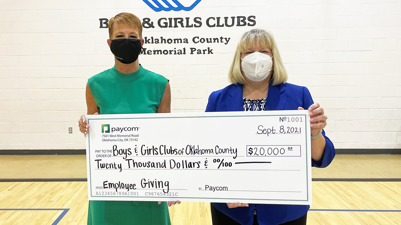 Paycom Employees Give $20,000 to Boys & Girls Clubs | Paycom Blog