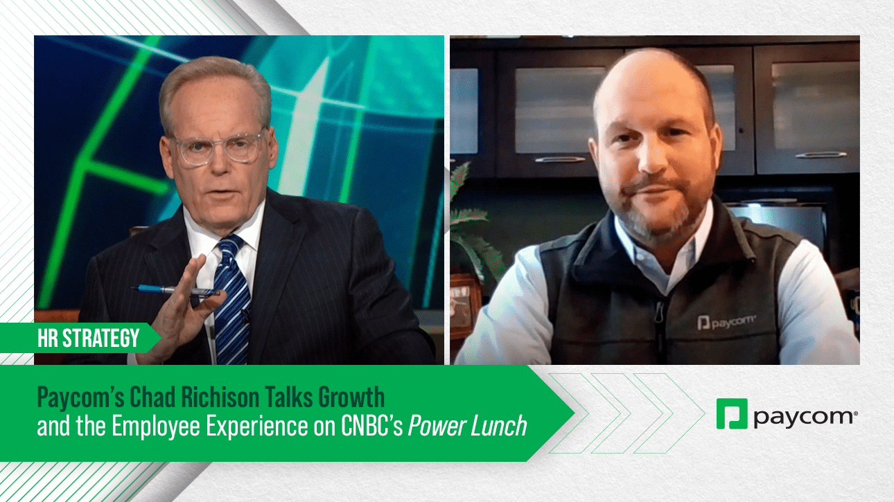Paycom’s Chad Richison Talks Growth and the Employee Experience on CNBC ...