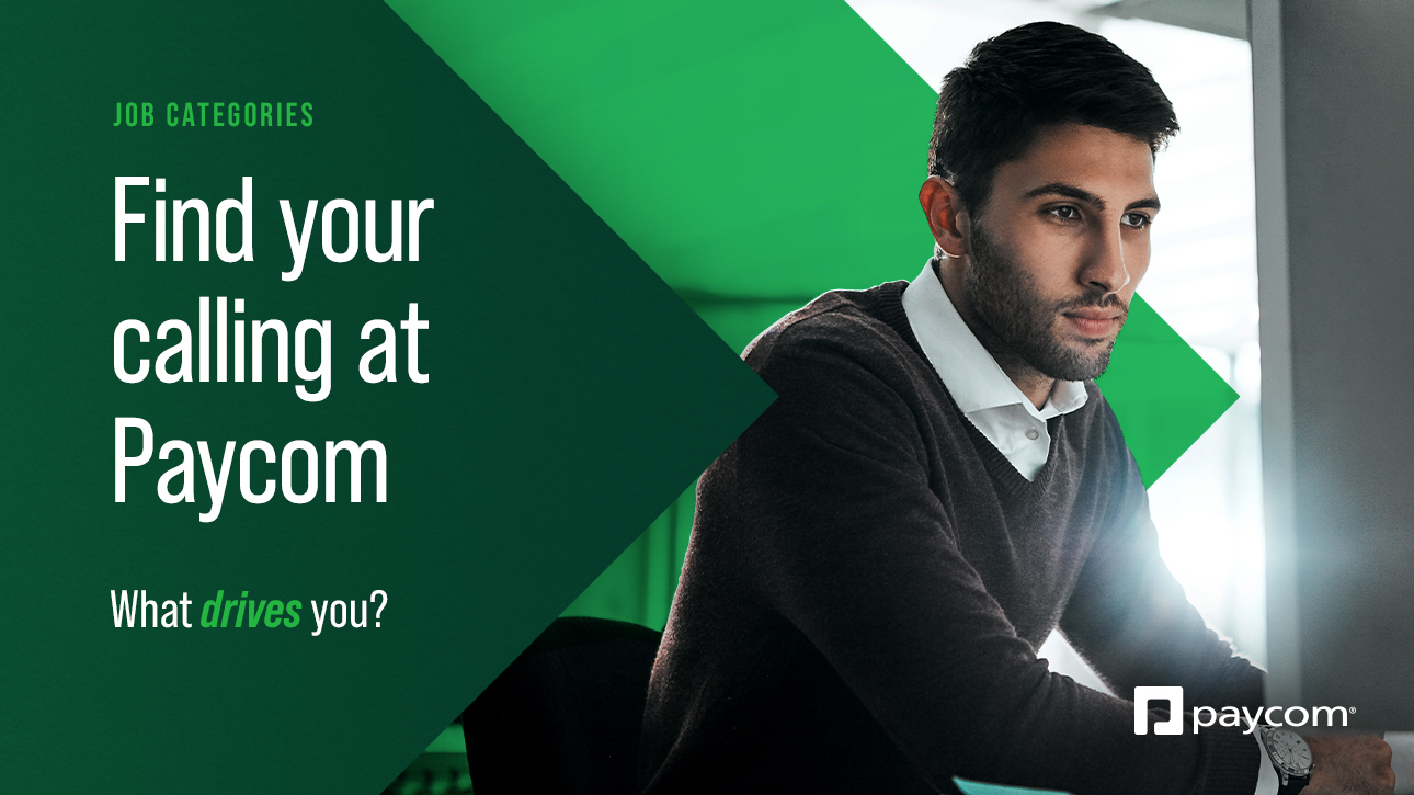 Sales, Technology and Corporate job positions | Paycom Careers