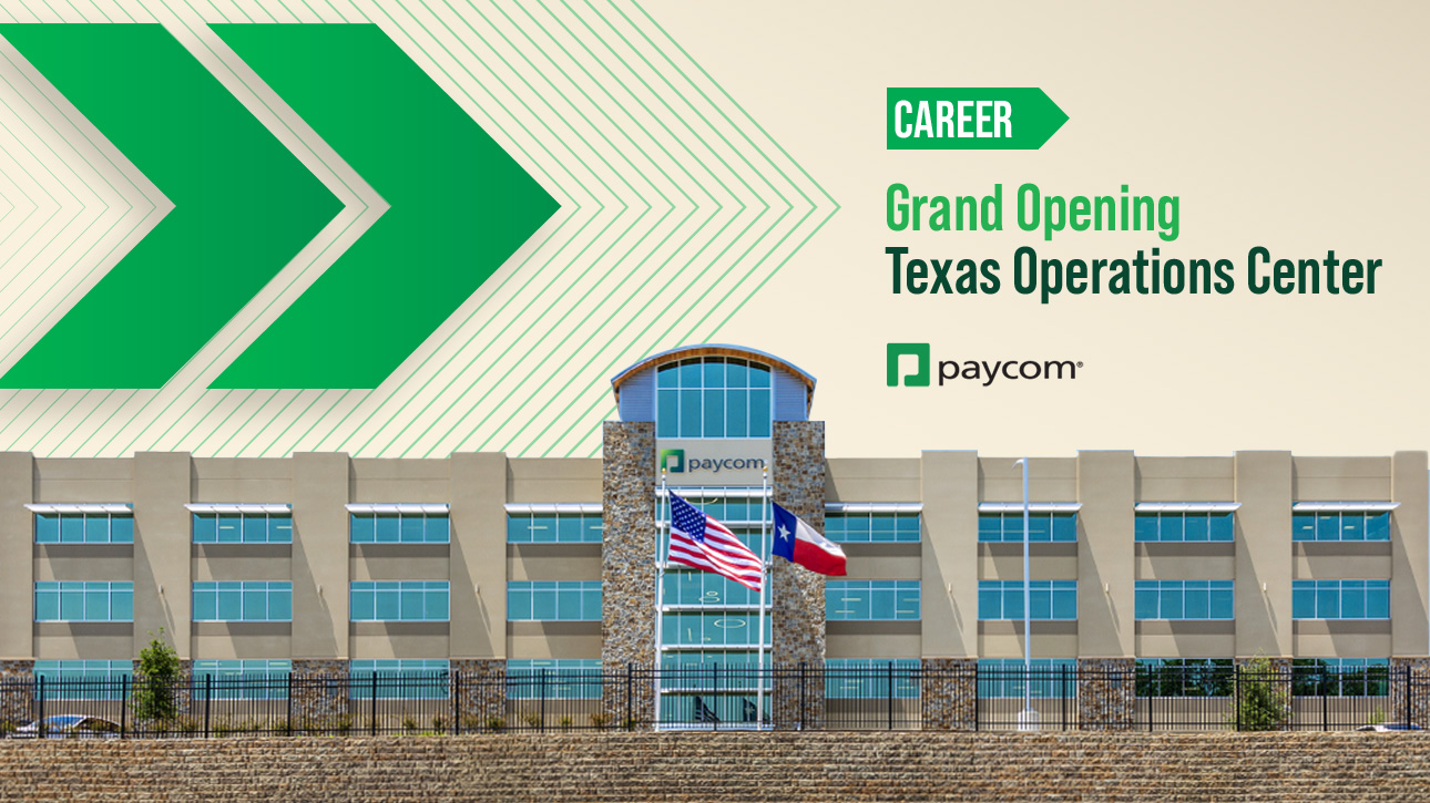 Your Texas-Sized Career Awaits: Grand Opening for Paycom in Grapevine ...