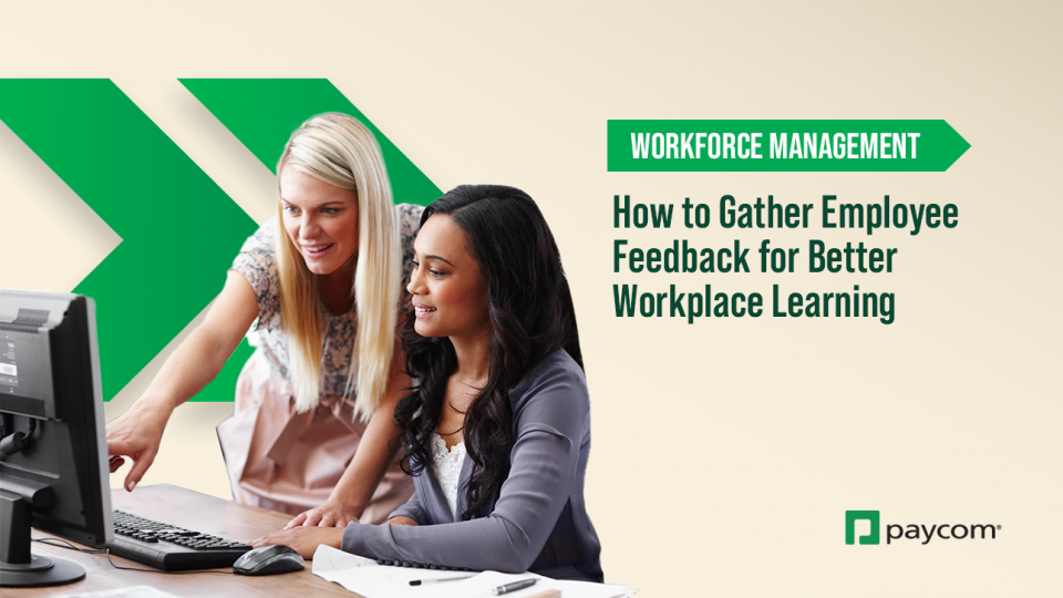 How to Gather Employee Feedback for Better Workplace Learning | Paycom Blog