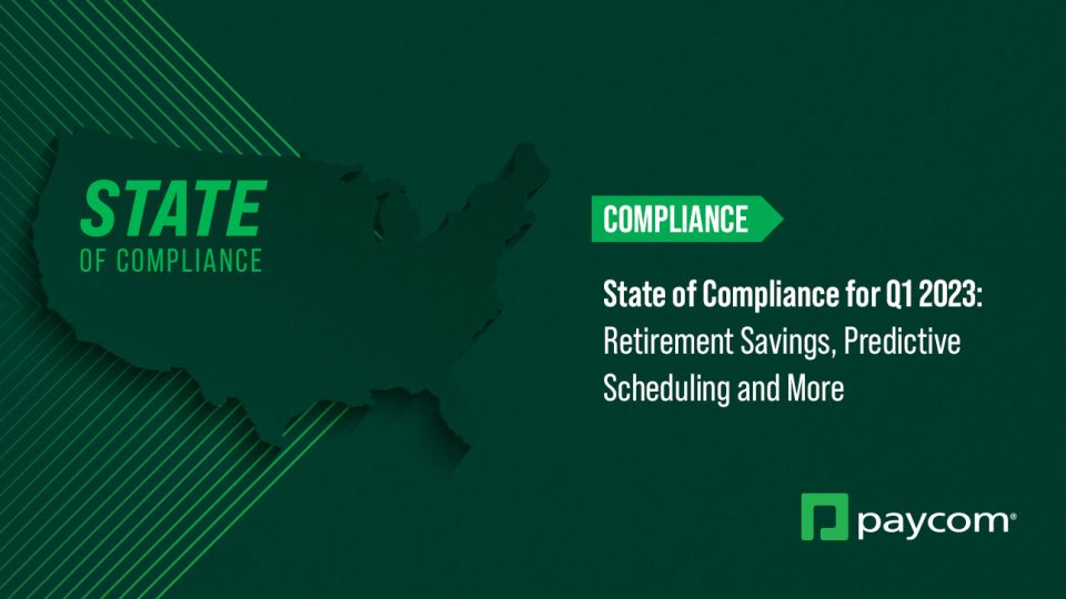 State of Compliance for Q1 2023: Retirement Savings, Predictive ...
